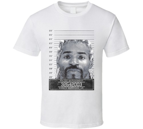 Norris Harrison Jr Famous Sports Star Mugshot Police Department T Shirt ...