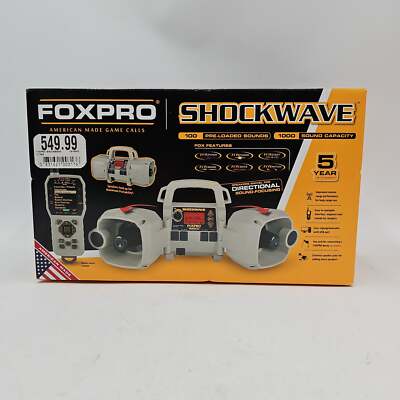 New FOXPRO Shockwave Predator Coyote Game Call W/ Remote 1000 Sound SW1 831621003176 | eBay