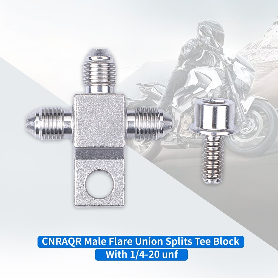 3AN AN-3 Stainless Steel JIC3 AN3 3-Way Male Brake Hose Fitting Tee ...