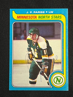 197 Topps Hockey Card Hand Signed W/COA J.P Parise #118 Exmt-Nrmt KB ...