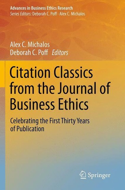 Citation Classics From The Journal of Business Ethics von Deborah C ...