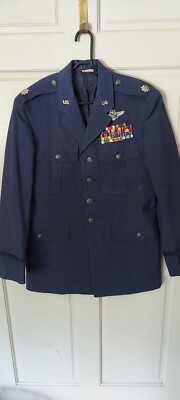 Highly Decorated Air Force Lieutenant Colonel Blue Dress Coat Vietnam ...