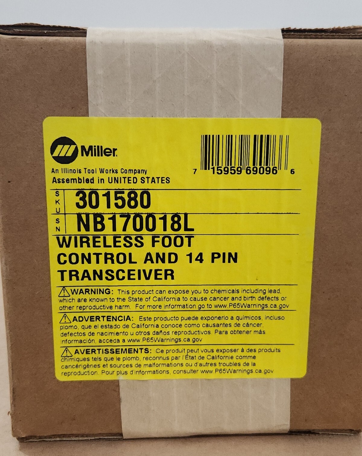 Miller+Wireless+Remote+Foot+Control+with+14-Pin+Receiver+%28301580%29 ...