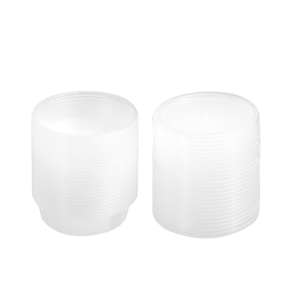 100PK 50ml Sauce Containers Condiment Salad Dressing Plastic Food ...