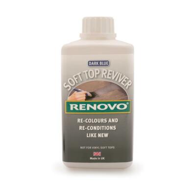 Renovo Dark Blue Fabric SOFT TOP REVIVER CANVAS-MOHAIR-DUCK - COLOUR ...