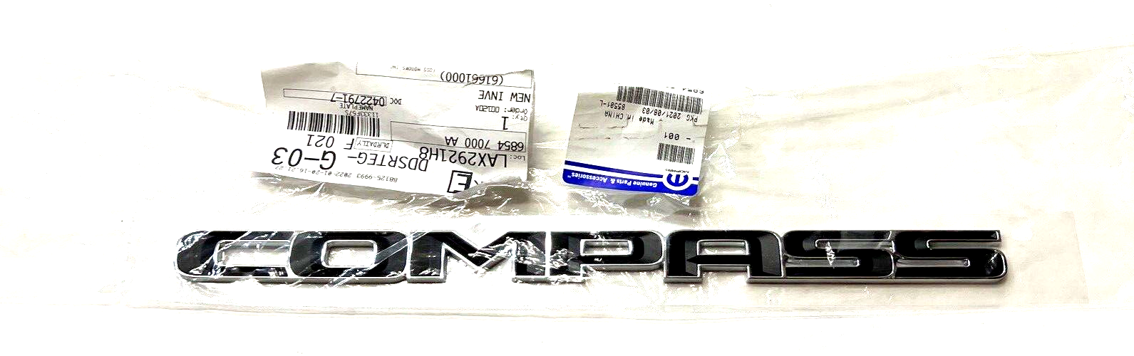 Genuine Mopar Front Door Nameplate Left 68547000AA for sale online | eBay