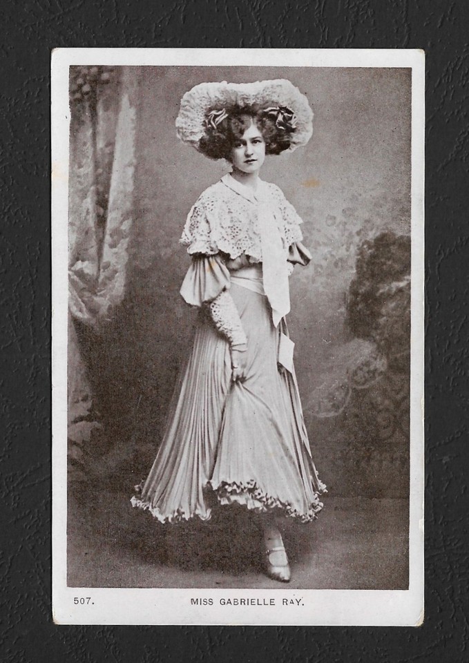MISS GABRIELLE RAY Edwardian Era Actress Postcard ref W20 | eBay UK