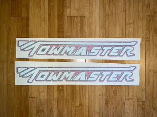 TowMaster Trailers Replacement 24” Logo DECAL Stickers - SET 2 - Color ...