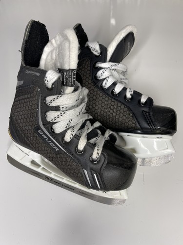 Bauer Supreme Lightspeed Pro Junior Ice / Hockey Skates Size Kids 12Y ...