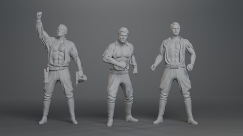 Doc Savage 3D Printed 3 Figure Set 1:24 (3") 1:18 (4") | eBay