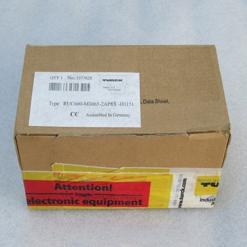 Brand new TURCK ultrasonic sensor RUC600-M3065-2AP8X-H1151 spot stock ...