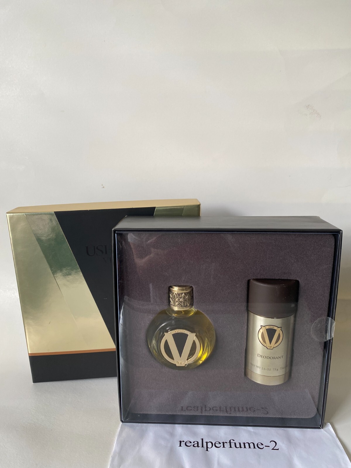USHER VIP Cologne Set Men Eau de Toilette 1.7 oz. + Deodorant 2.6 oz ...