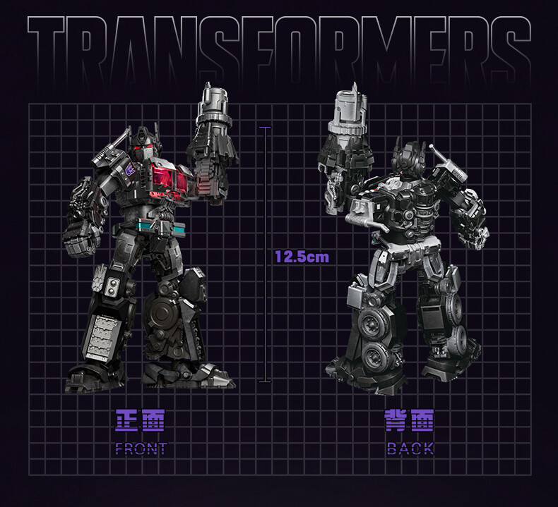 Bloks Transformers G1 Nemesis Prime 4" Action Master Scale Model Kits ...