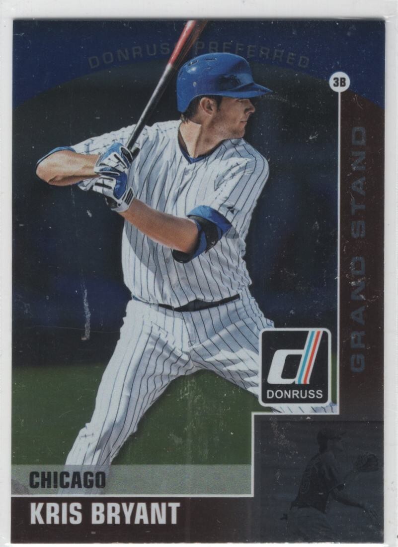 2015 Panini Donruss Preferred Kris Bryant Grand Stand | eBay