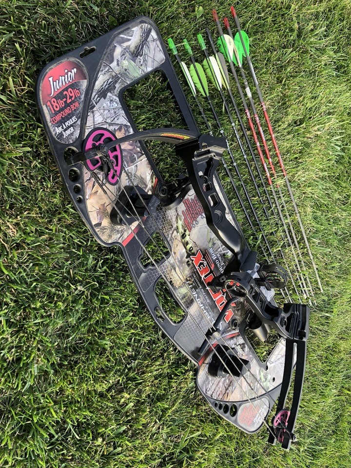 BARNETT VORTEX JUNIOR COMPOUND BOW Archery Set WITH TARGET STORM BY ...