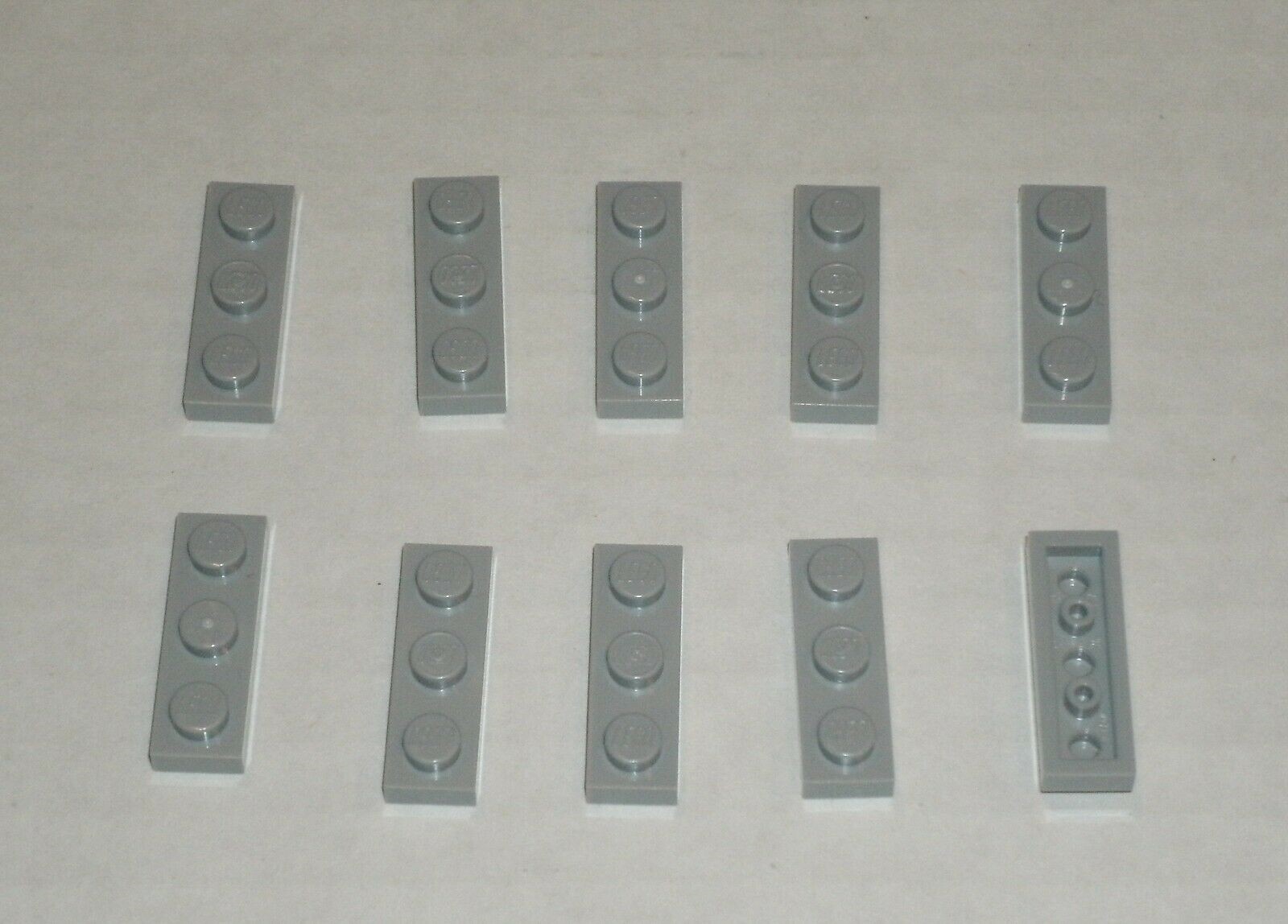 LEGO NEW 1x3 Light Bluish Grey Plate (10x) 4211429 Brick 3623 | eBay