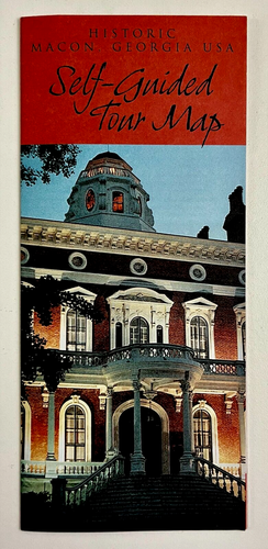 2000s Historic Macon Georgia Self Guided Tour Index Map Vintage Travel ...