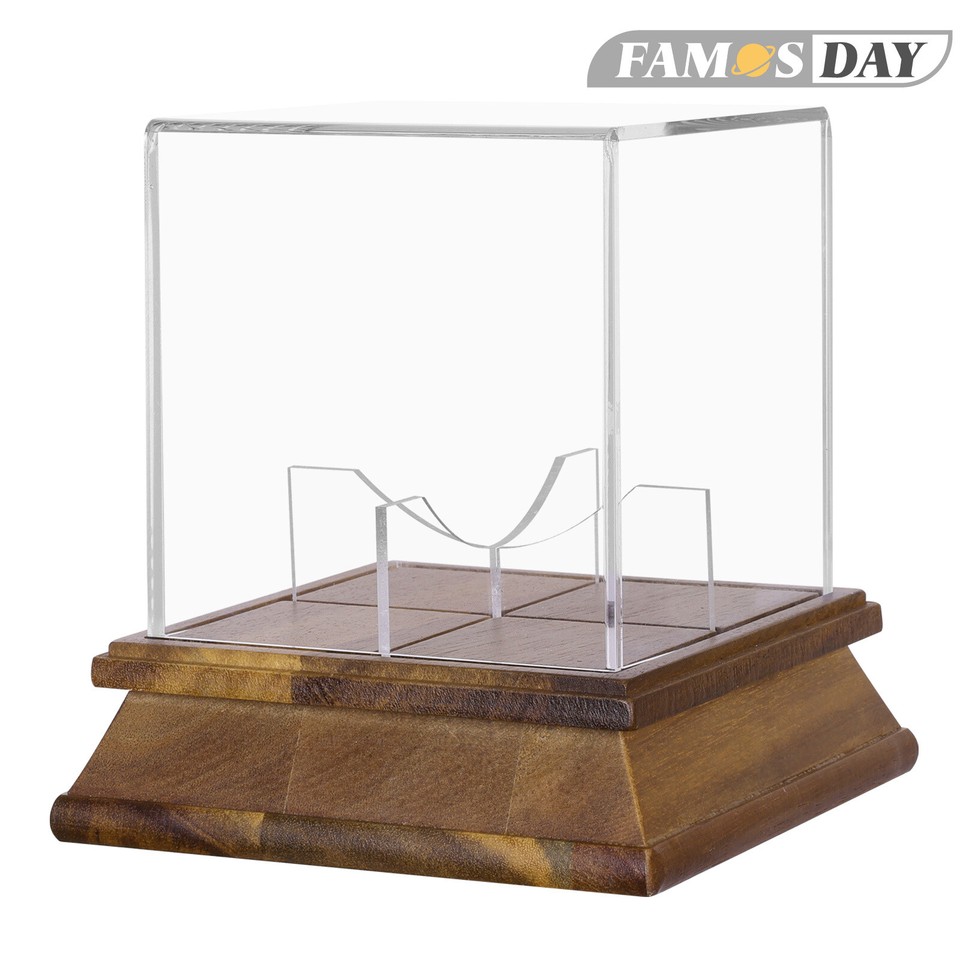 Clear Acrylic Baseball Display Case Cube Box for Autographed Balls ...