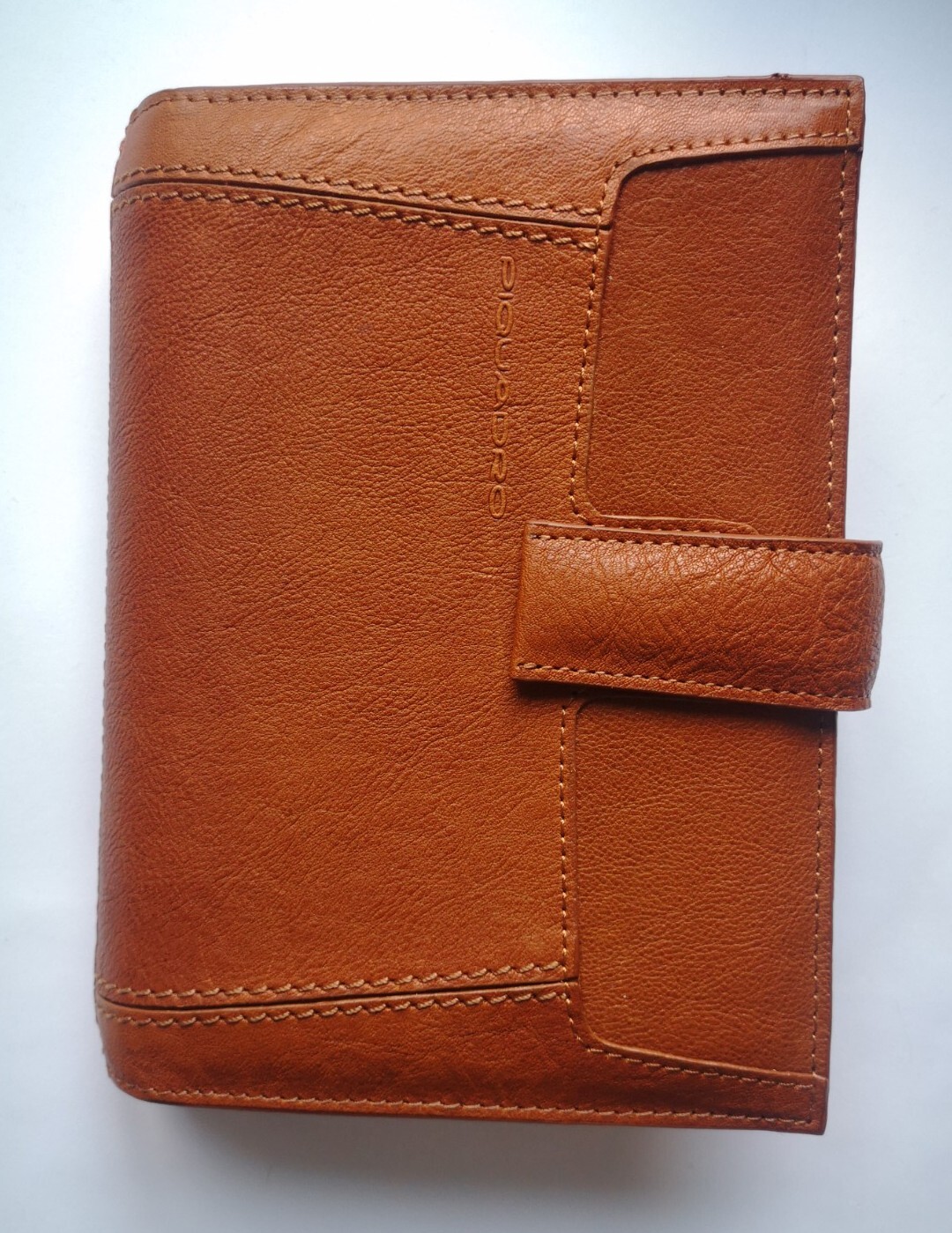 Piquadro Leather Agenda Planner Organizer Cover Light Sand color Medium ...