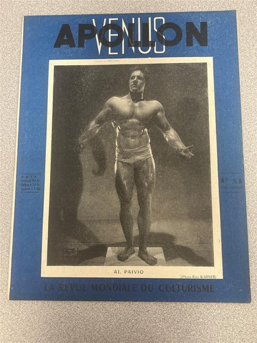 VENUS APOLLON #58 bodybuilding muscle magazine ALAN PAIVIO 2-53 (French ...