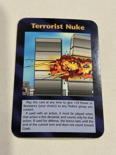 Illuminati New World Order INWO Card Game TERRORIST NUKE | eBay