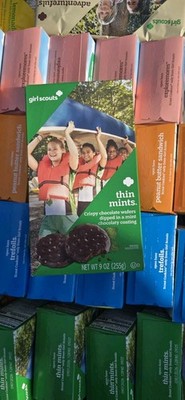 Thin Mints 2026 Girl Scout Cookies **FULL CASE = 12 BOXES** | eBay UK