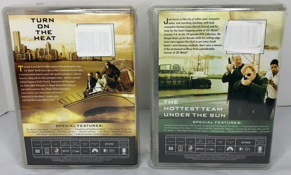 CSI: Miami - Complete Seasons 1-6 TV Series (40 DVD SET) *NEW/SEALED ...