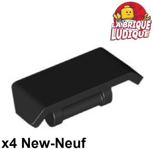 LEGO 4x Vehicle Car Spoiler Fin BAR Handle Black/Black 98864 New | eBay
