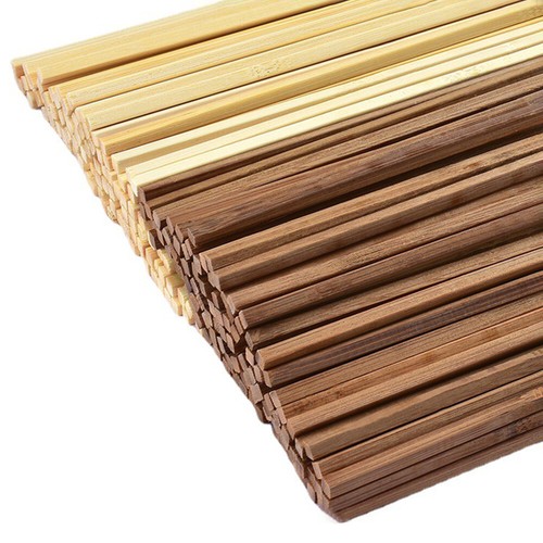 50pcs 30CM Square Bamboo Sticks Model Handmade Hobby Craft DIY Supplies ...