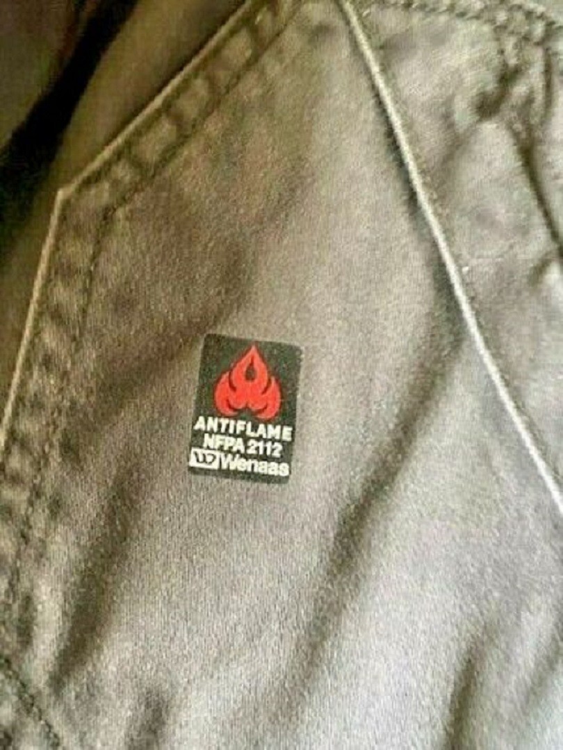 Vintage Wenaas P&L's Logistics antiflame reflective work jacket XL | eBay