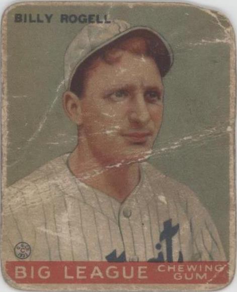1933 Goudey Big League Chewing Gum - R319 #11 Billy Rogell (RC) for ...