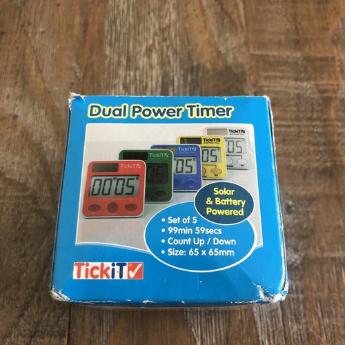 Learning Advantage Dual Power Timer, Set of 5 | eBay