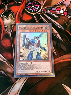YUGIOH TCG MACHINA MEGAFORM NECH-EN036 SUPER 1ST EDITION | eBay