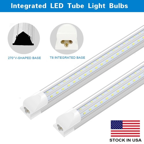 T8 8FT LED Tube Light Bulbs 36W 72W 90W 6FT 4FT LED Shop Light Fixtures ...