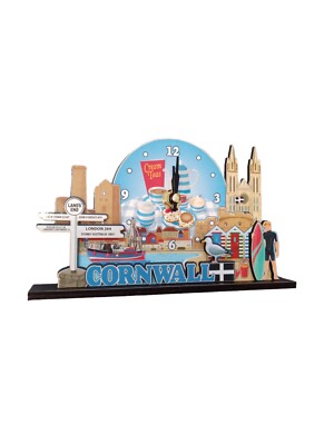 Cornish Clock Cornwall Clock Kernow Wood Standing Clock New UK | eBay UK