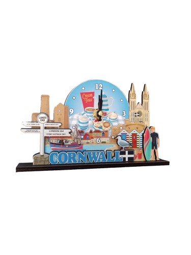 Cornish Clock Cornwall Clock Kernow Wood Standing Clock New UK | eBay UK