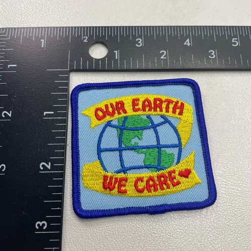 OUR EARTH WE CARE Patch ecology environment 391J | eBay
