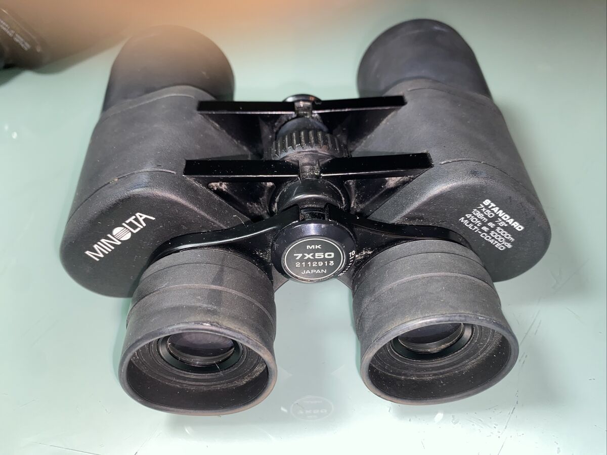 Lot Of 2 Minolta Mk 7x50 Standard 7.8 410ft & SEARS 7x35mm Lot Of 2 Minolta Mk 7x50 Standard 7.8 410ft & SEARS 7x35mm
