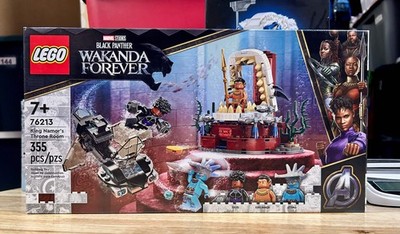 LEGO 76213 Marvel Black Panther Wakanda Forever King Namor’s Throne ...