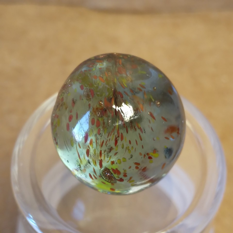 .60" Marble- Vacor Jabo Christensen- Frit, Lutz, Glows- Guinea ...