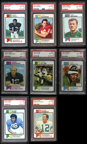 1973 Topps Football Complete Set 7.5 - NM+ 6895062 | eBay