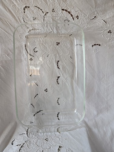 Vintage PYREX #233-R Clear Glass 13x9x2 3Qt Casserole Baking Dish ...
