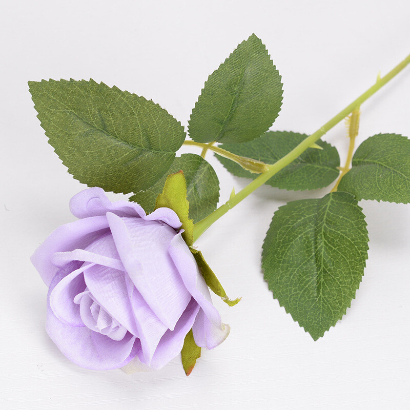 Single Silk Rose Bouquet Artificial Flower Garden Home Decor Festival ...