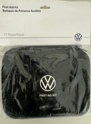 NEW VOLKSWAGEN FIRST AID KIT 77 PIECES SEALED VW BE PREPARED CAMPING ...
