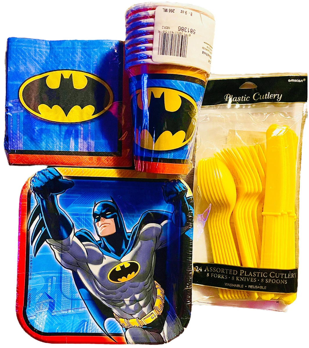 Batman Plates And Cups