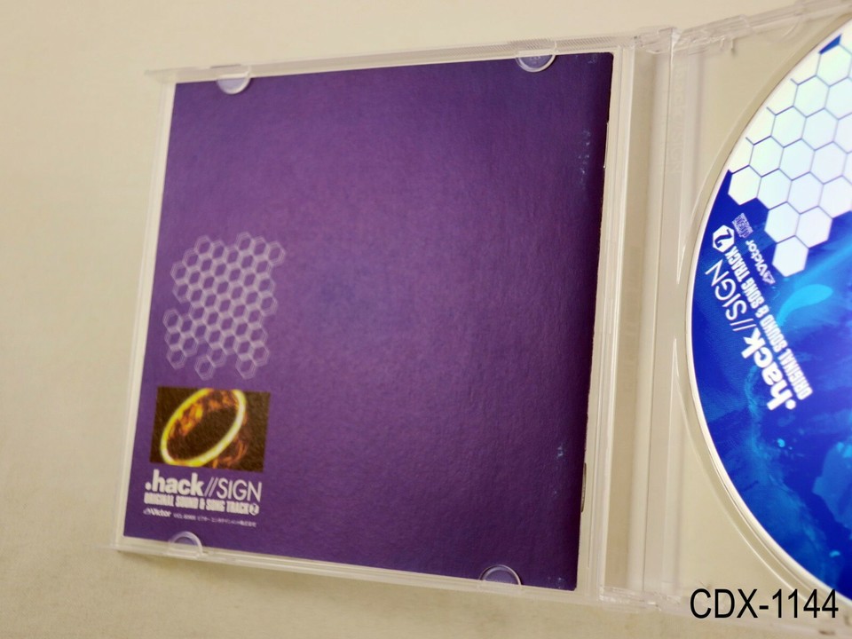 .hack SIGN OST 2 Original Soundtrack Music CD Anime JP Japan Import US ...