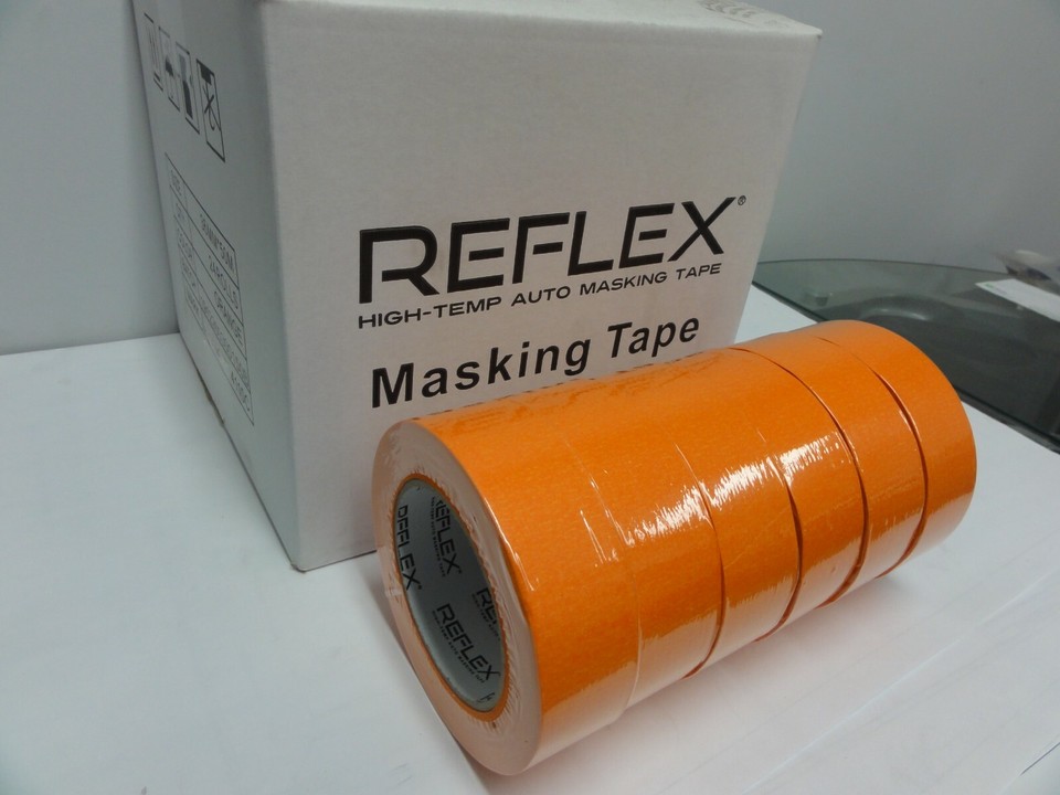 REFLEX PAPER AUTOMOTIVE REFINISH MASKING TAPE 1.5 INCH 24 ROLLS | eBay