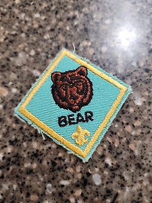 BSA Cub Scout Bear Rank Patch (1970s Vintage) | eBay