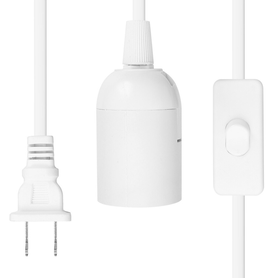 E26/E27 Light Socket On/Off Switch Cable 1.8M LHanging Lantern ...