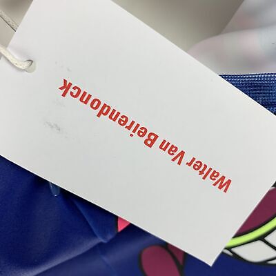 WALTER VAN BEIRENDONCK FW21 Size L Blue Graphic Jersey Bike WALTER VAN BEIRENDONCK FW21 Size L Blue Graphic Jersey Bike